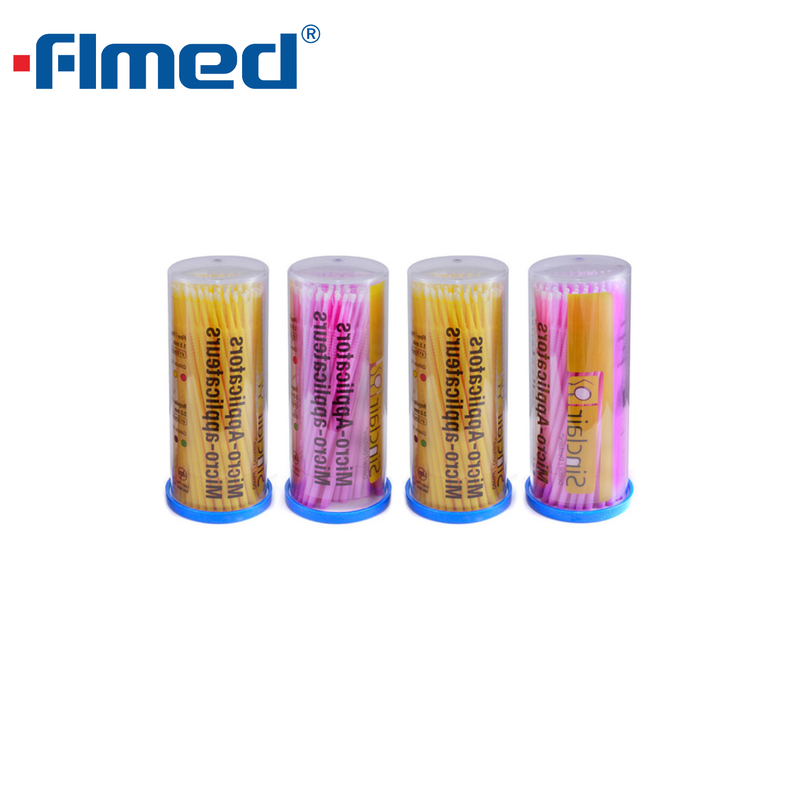 Dental Micro-Applicators Fine 4x100 (200 Each Yellow/Pink) from China ...