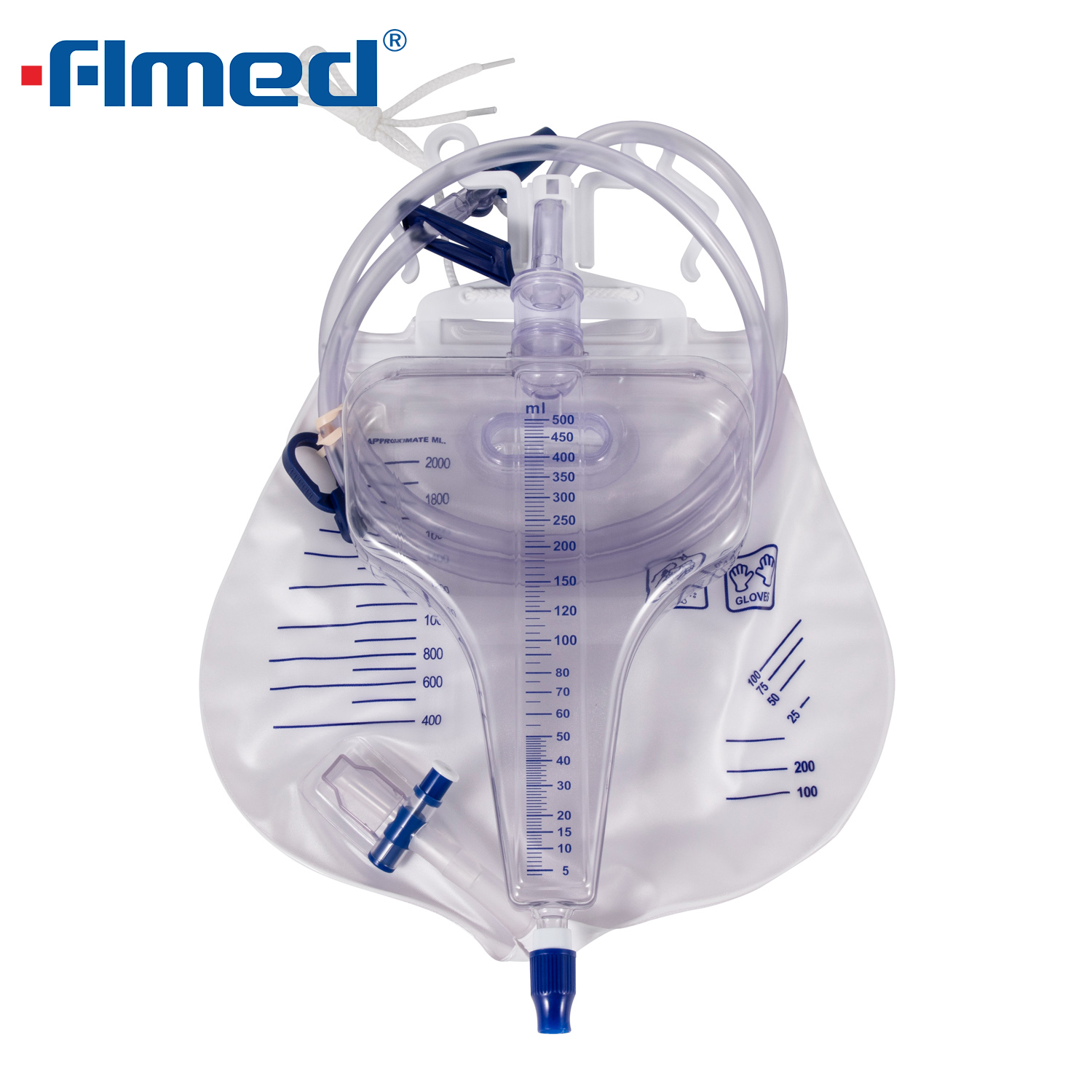 2500-ml Urine Drainage Bag with 400-ml Urine Meter from China ...