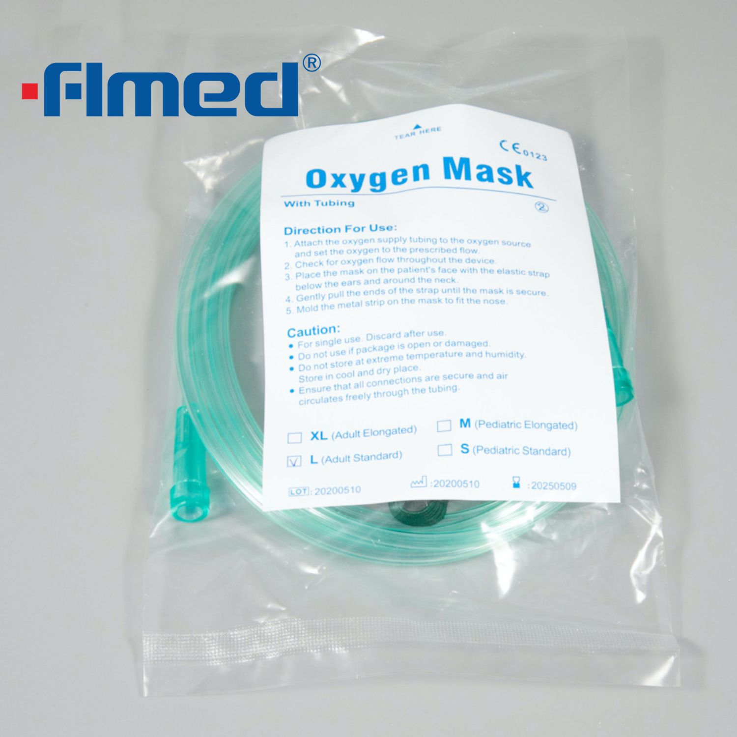 Pediatric Disposable Oxygen Masks with tubing from China manufacturer ...